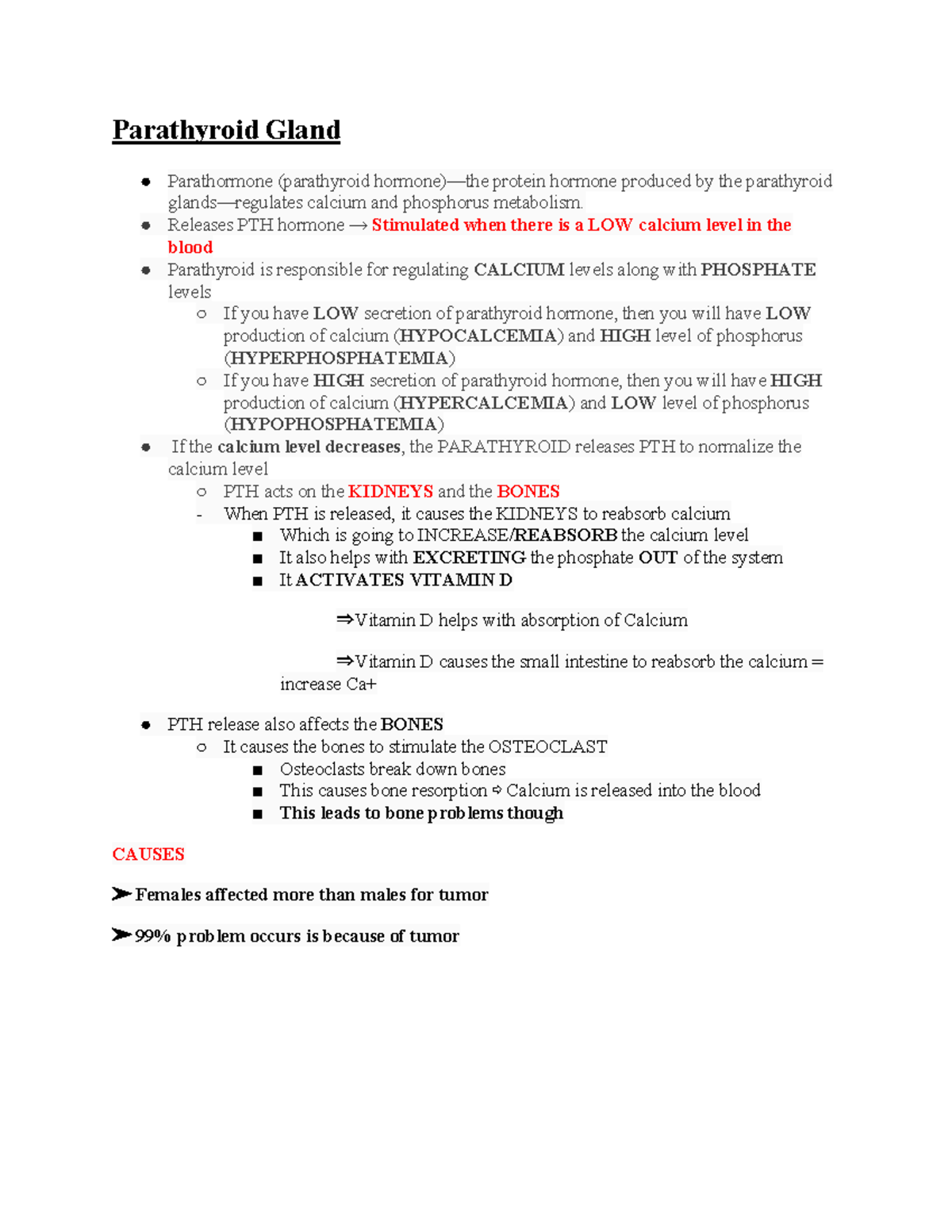 Parathyroid - Parathryoid Nursing - Parathyroid Gland Parathormone ...