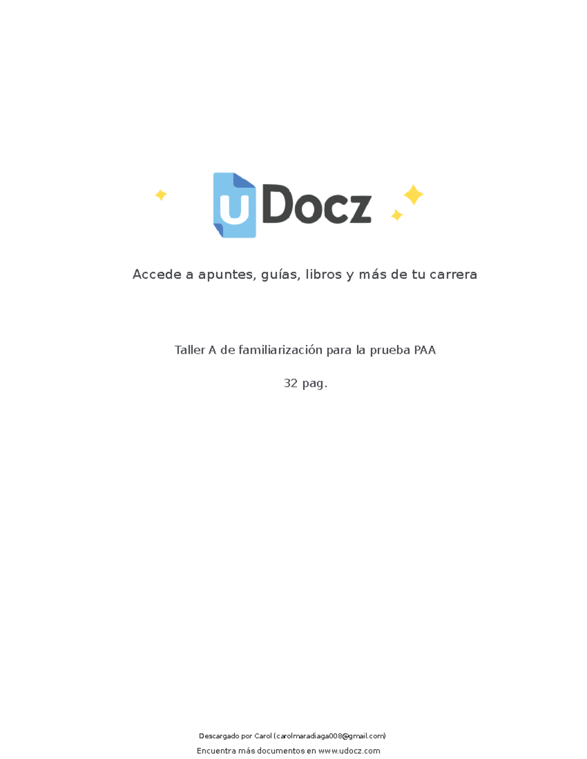 Taller a espanol ene 613370 downloadable 5683638 - Accede a apuntes ...