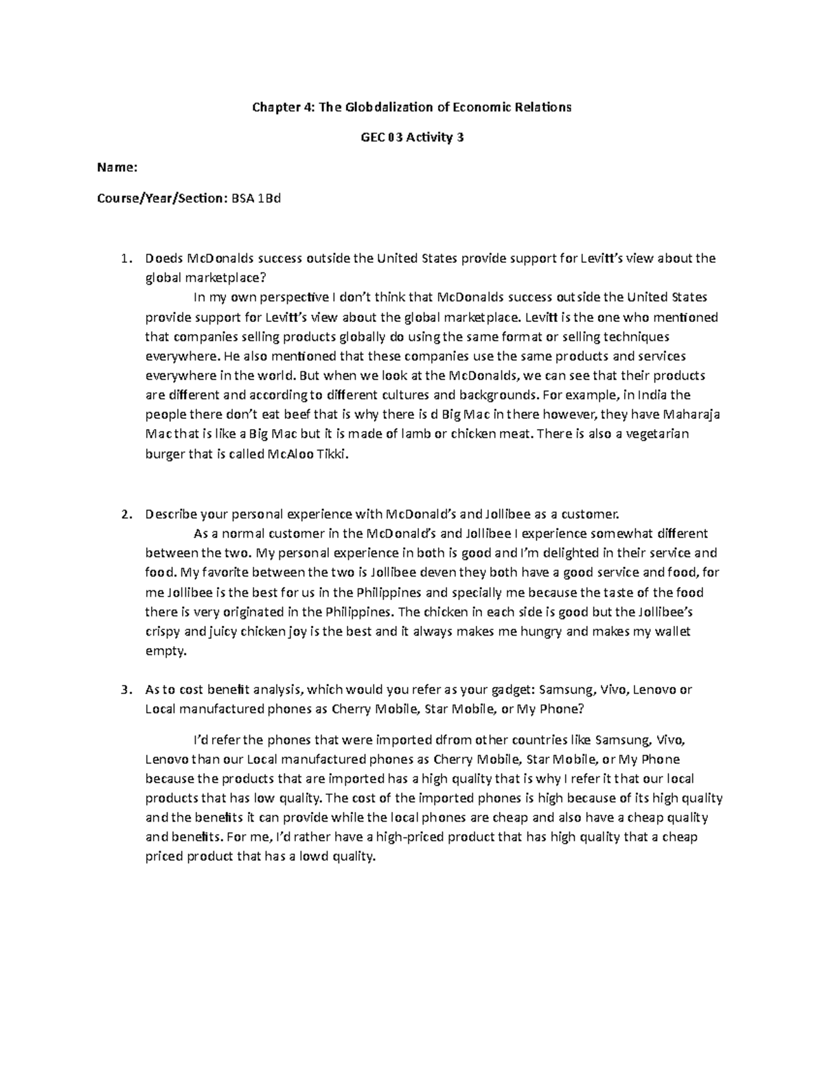 01 - The Globalization of Economic Relations - Chapter 4: The ...