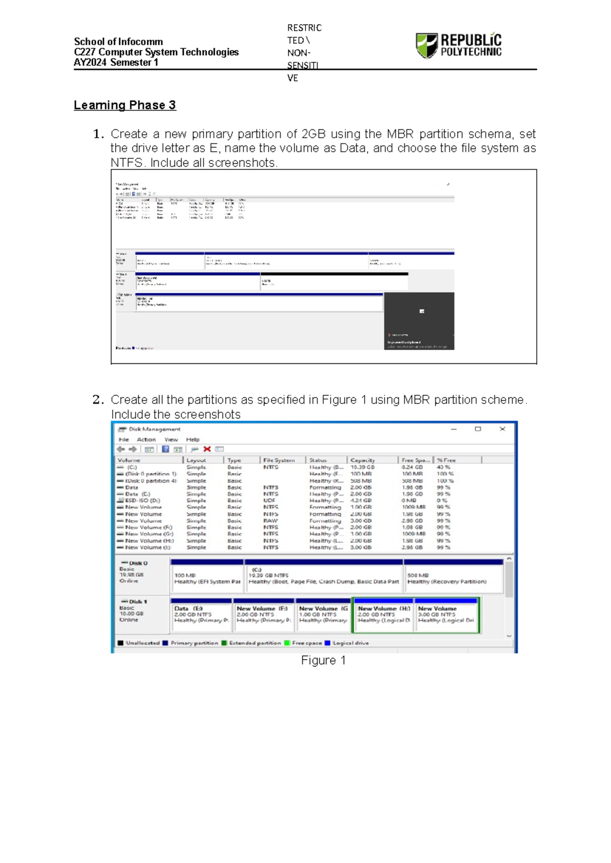 Homework c227 lesson 5 - C227 - RESTRIC TED \ NON- SENSITI VE School of ...