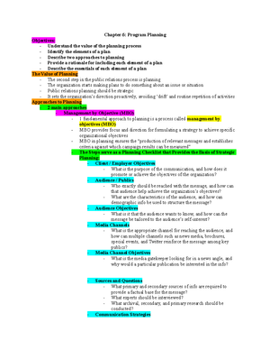 SCOM 260 (PR) Exam 1 Outline - What is PR? Chapter 1 THE PERCEPTION OF ...