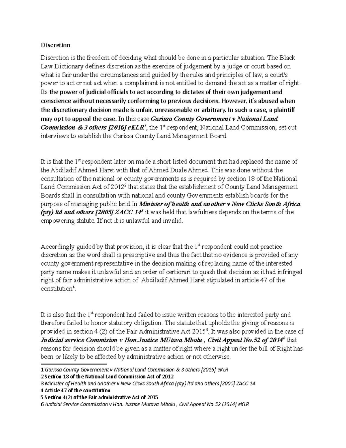 Discretion - Discretion Discretion is the freedom of deciding what ...