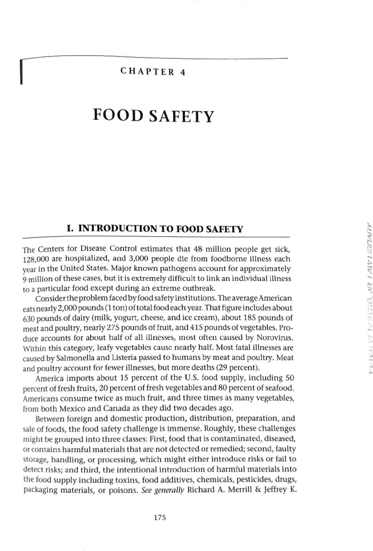 Food Safety- Structure and Method of Food Safety Law - r CHAPTER 4 FOOD ...
