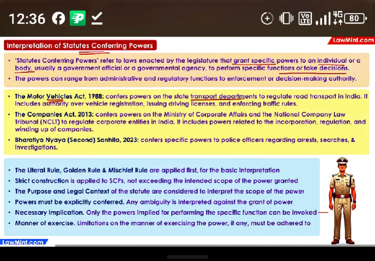 R14ios - 12:36 FP Interpretation of Statutes Conferring Powers ...