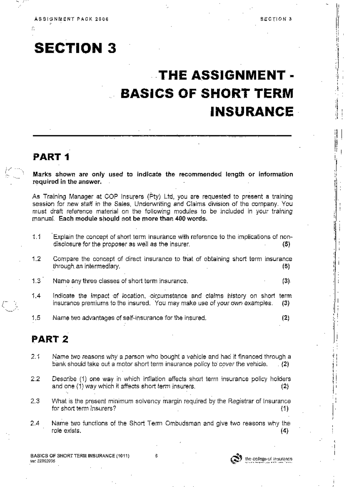 Certificte Of Proficiency REVISION PAPER 002 BAC Studocu