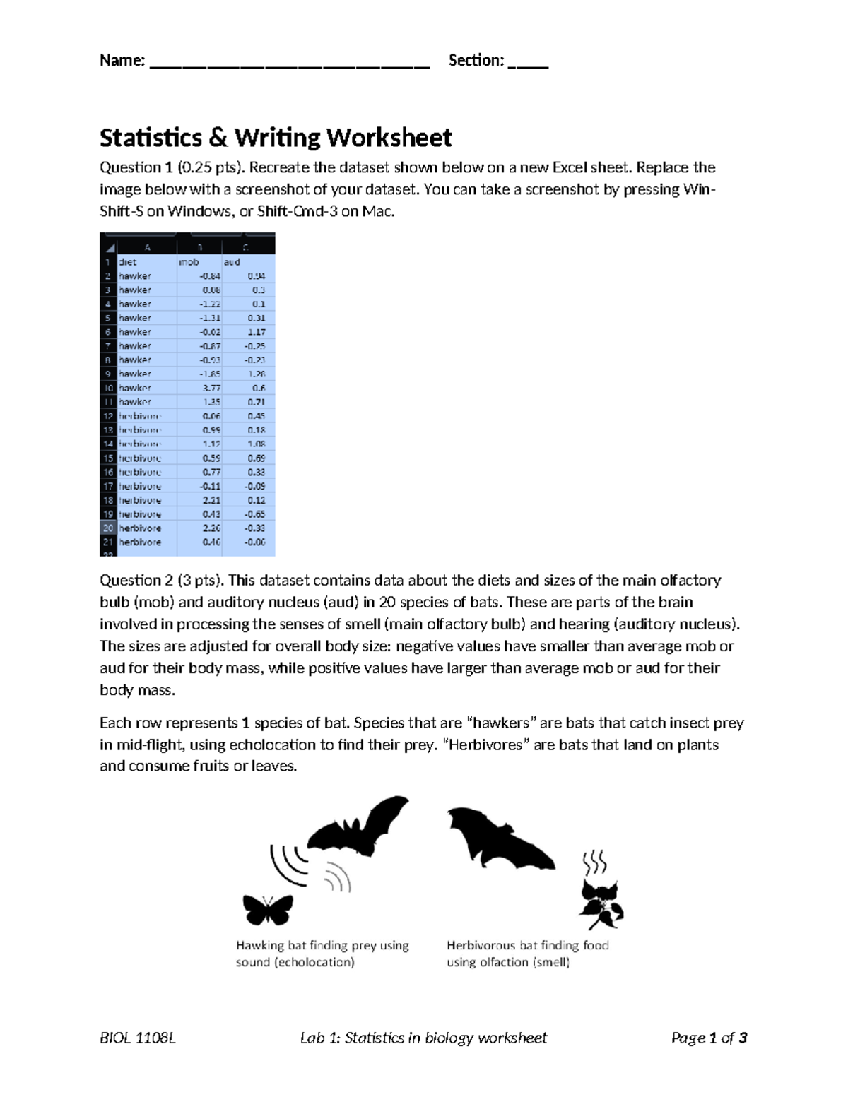 202301 lab 01 stats worksheet 3 - Name ...