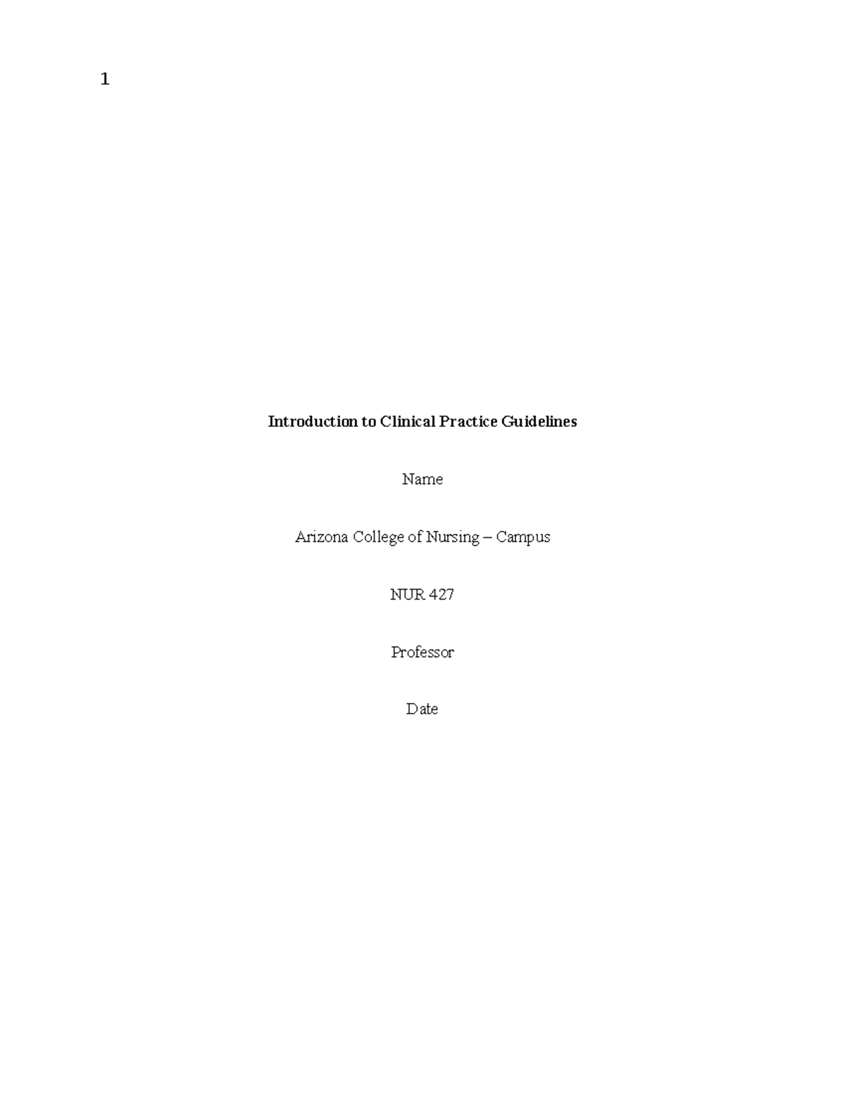 Introduction to Clinical Practice Guidelines - Introduction to Clinical ...