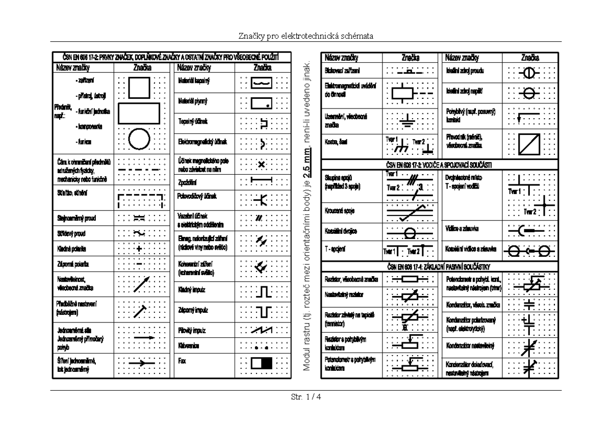 Znacky pro schemata - Lecture notes 1,3-5,2 - Modul rastru (tj. rozte č ...