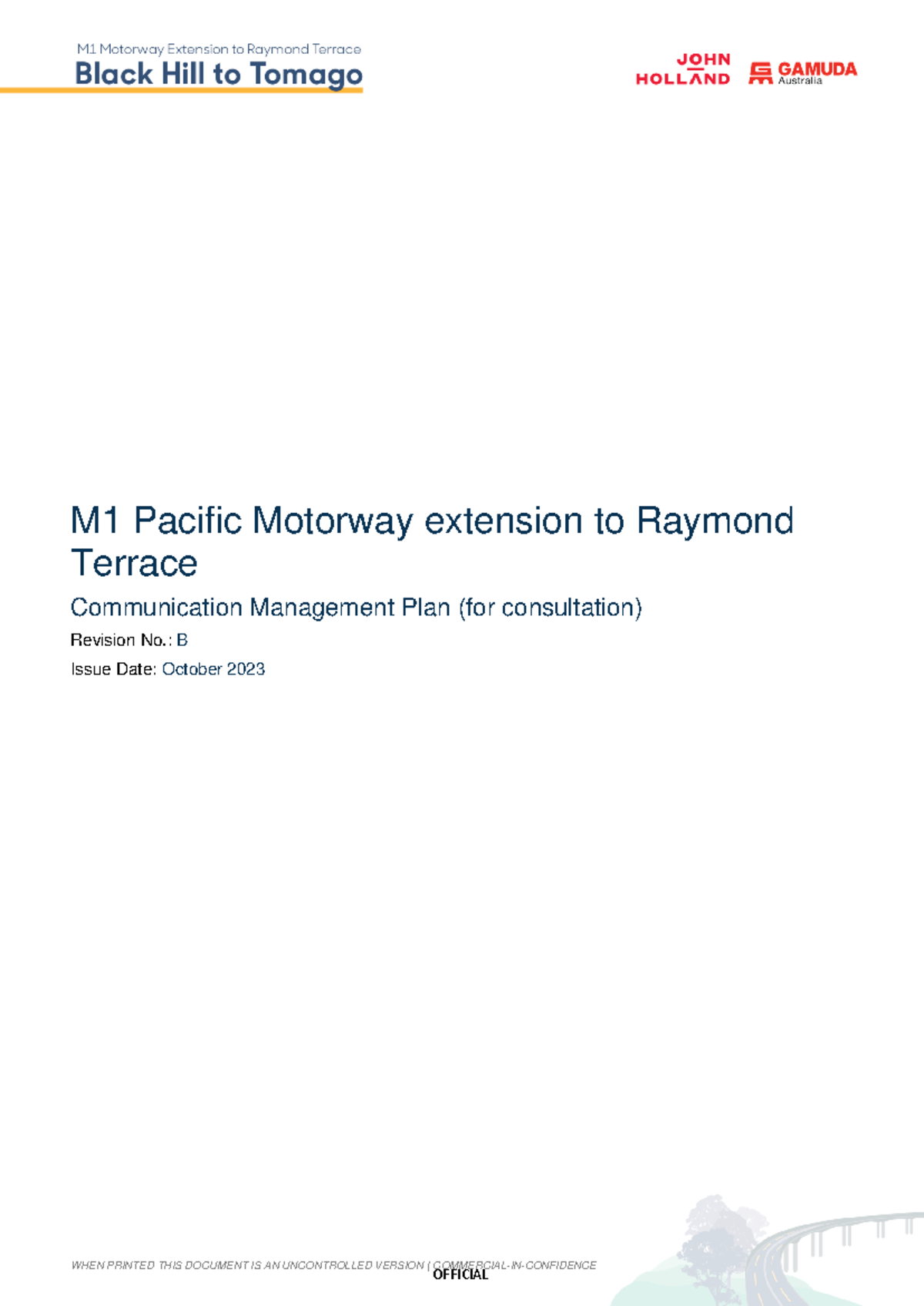 Communication Management Plan (CMP) - WHEN PRINTED THIS DOCUMENT IS AN ...