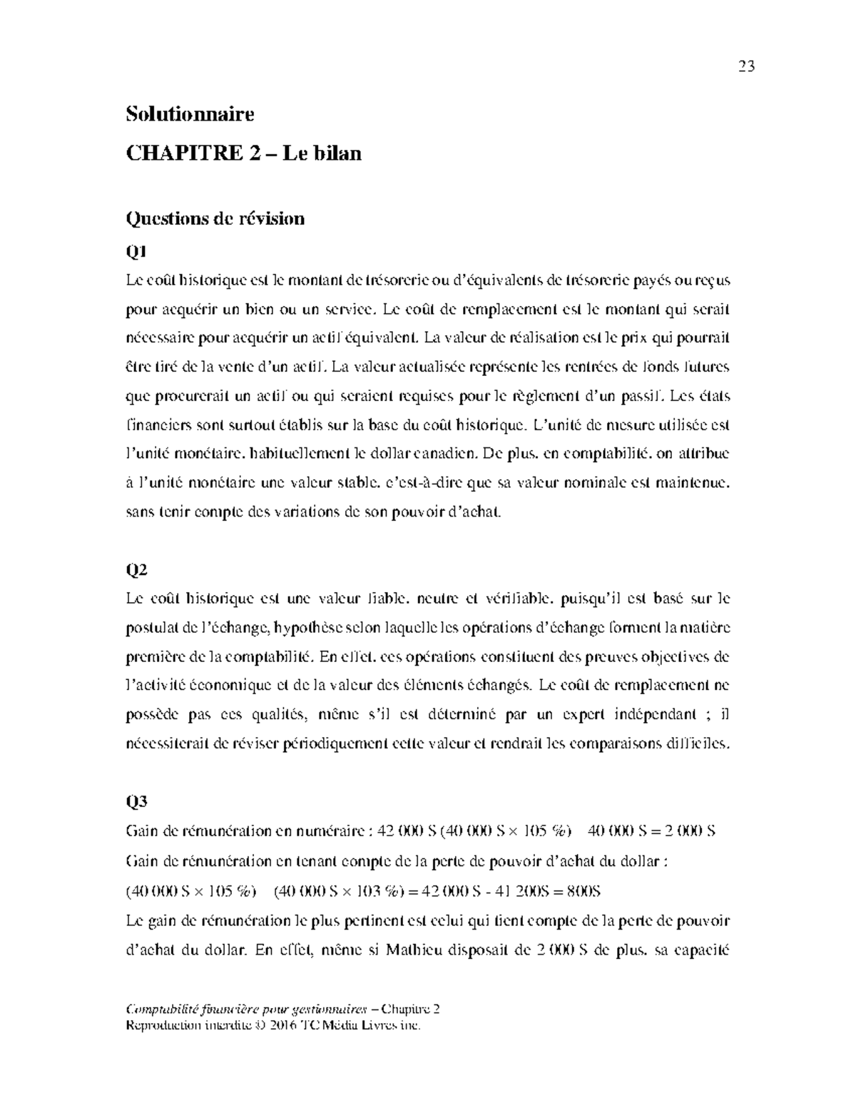 Ctb1091 sol chapitre 2 pdf - Comptabilité financière pour gestionnaires–Chapitre 2 Solutionnaire ...