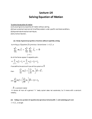 Lecture-12 - Aerospace Engineering - 1 Lecture‐ 12 Solving Keplerís Equation n t T øù ýý M E e ...