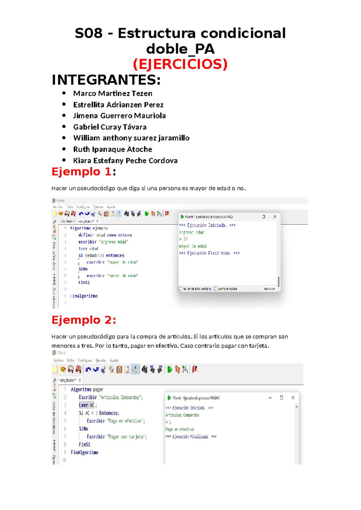 S08 -Principios de Algoritmo- Ejercicios - S08 - Estructura condicional ...