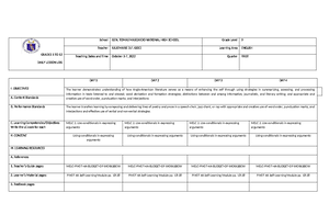 DLP Bias and Prejudice - N/A - Detailed Lesson Plan School Gen. Tomas ...