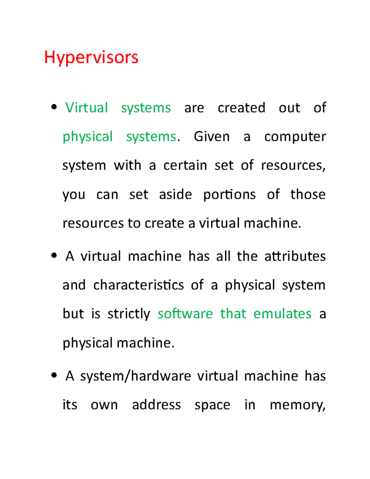 Hypervisors and its types - Hypervisors Virtual systems are created out ...