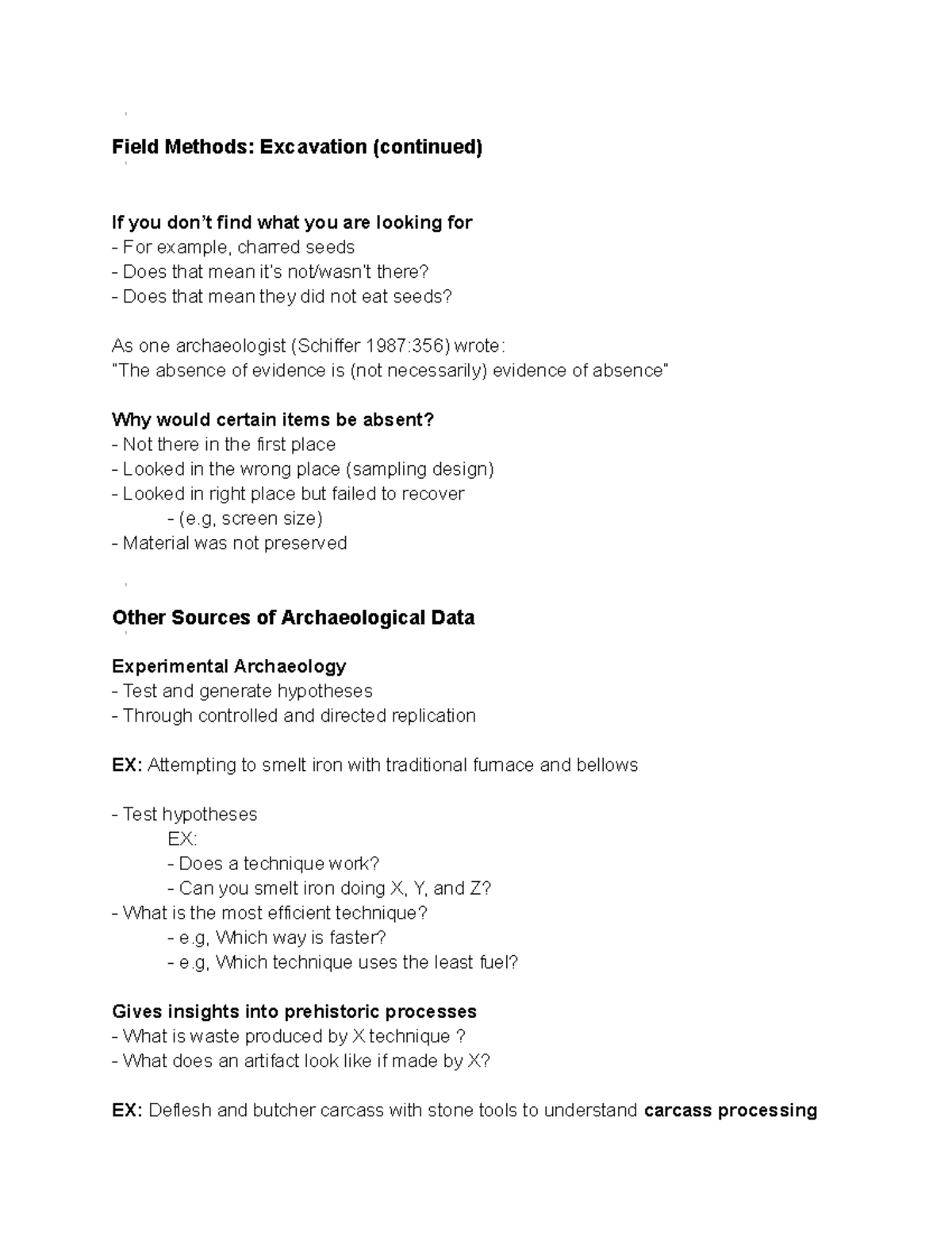 Lecture 8 - 10 18 22 - ANT 003 with Dr. Jelmer W. Eerkens - Field Methods: Excavation (continued ...