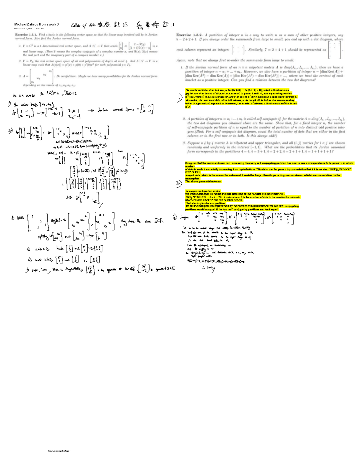 Homework 3 of mine - It is given that the summands are non number - increasing. So every - Studocu