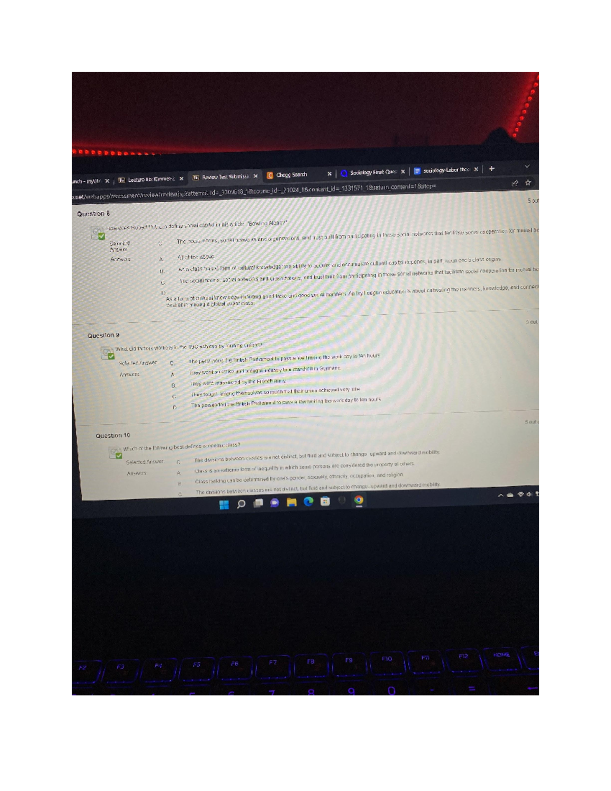 Soc 4 - practice test 8 questions 8-10 - SOA 101 - Studocu