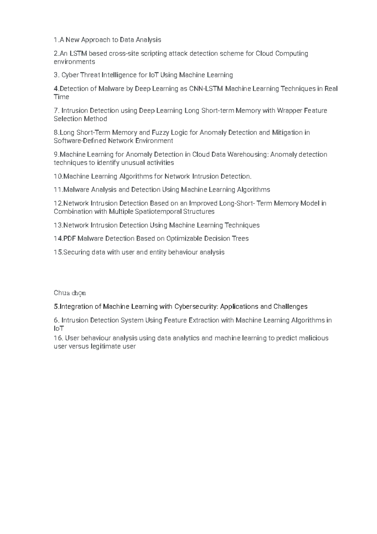 De tai - 1 New Approach to Data Analysis 2 LSTM based cross-site scripting attack detection ...