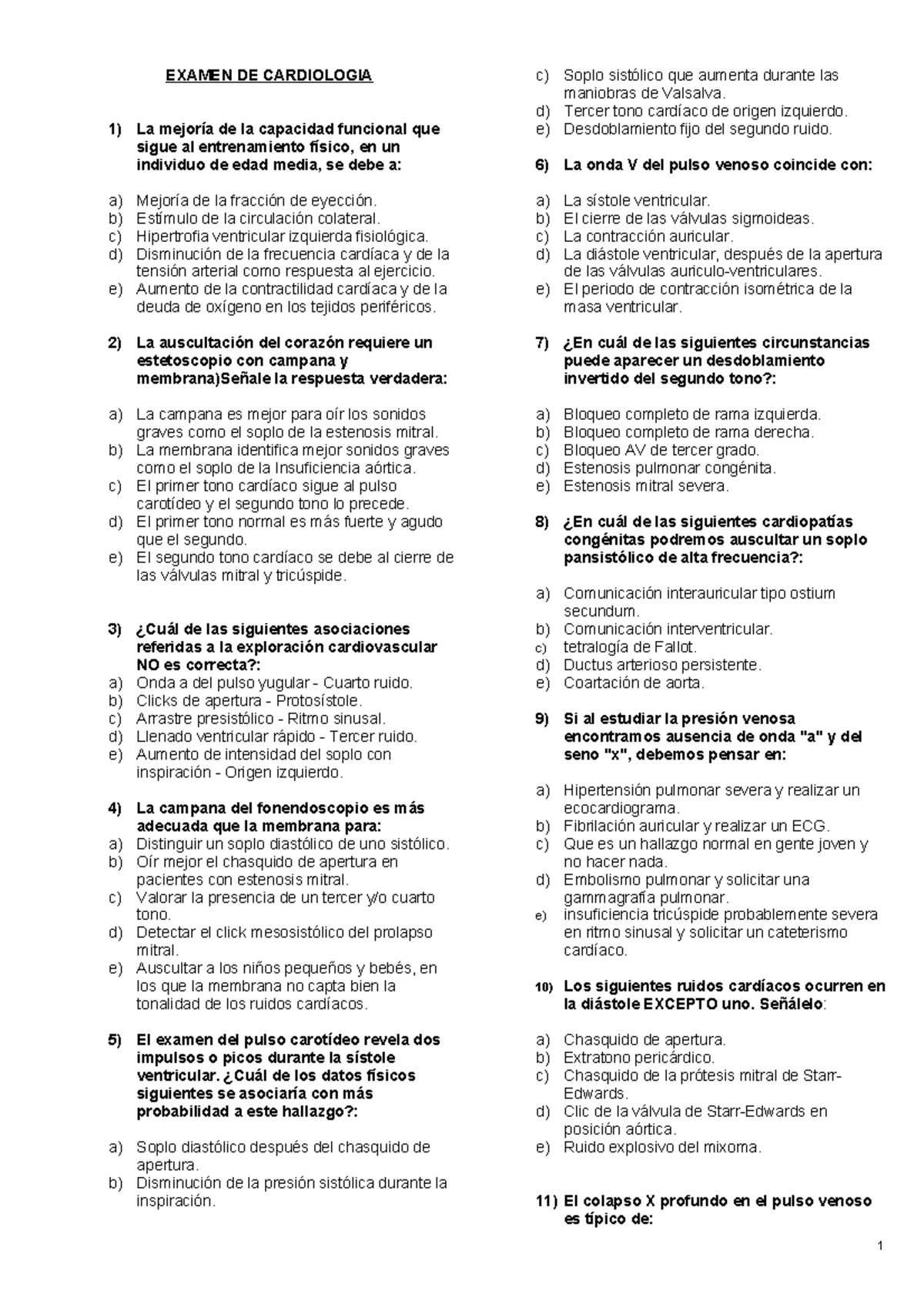 Preguntas-y-respuestas-cardiologia compress - EXAMEN DE CARDIOLOGIA La ...