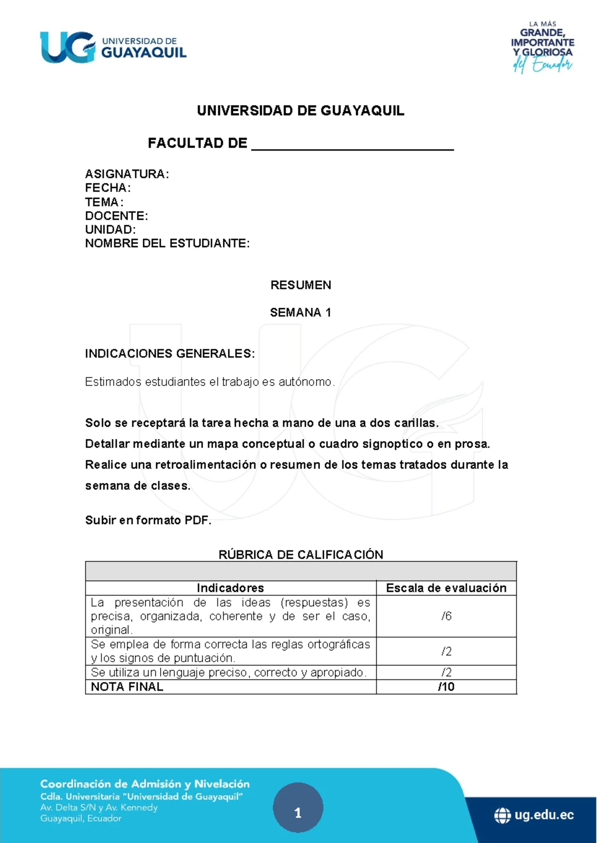 mapa conceptual de la plataforma moodle - 1 UNIVERSIDAD DE GUAYAQUIL ...