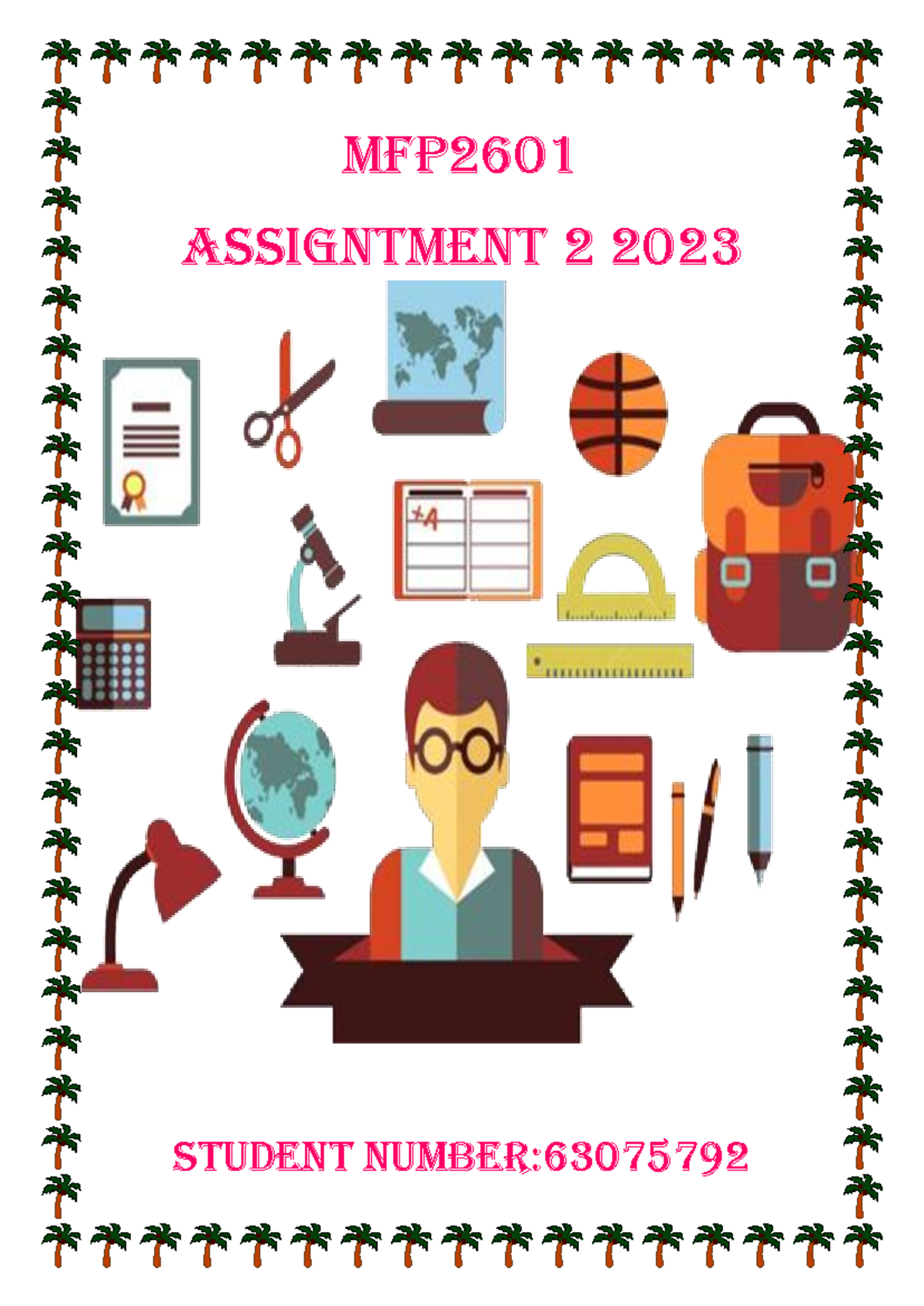MFP2601 Assignment 02 - MFP ASSIGNTMENT STUDENT NUMBER: QUESTION 1 (a ...
