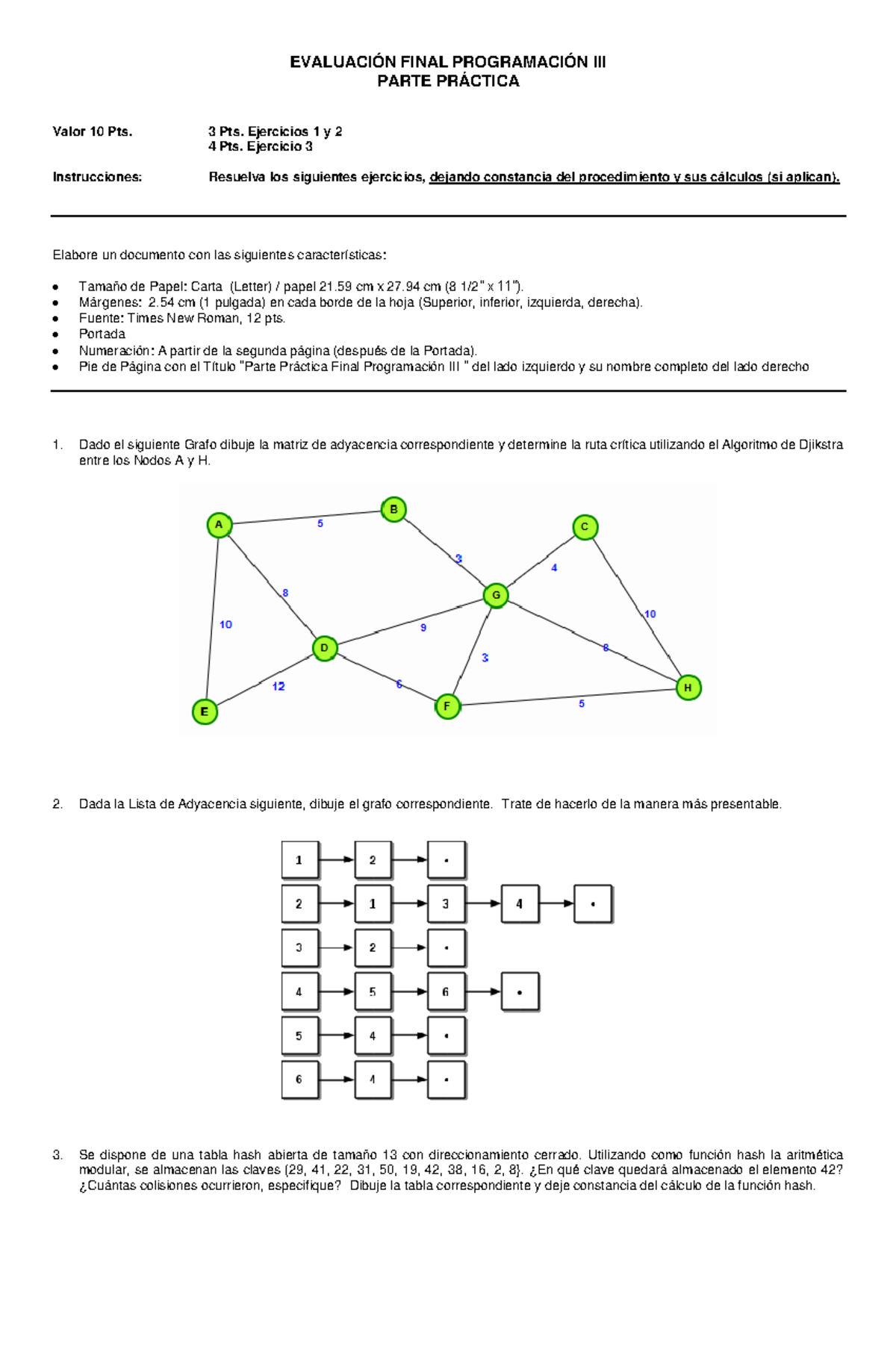Final Progra III - Parte Práctica de examen - EVALUACIÓN FINAL ...