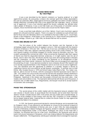 JAMA Mapun - Lecture notes 10 - The Jama Mapun or literally “people of ...