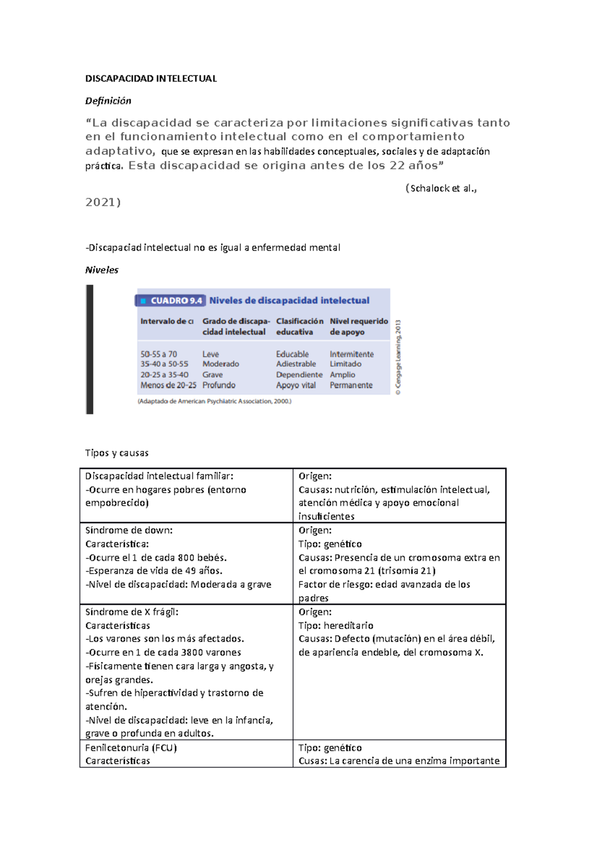 Discapacidad Intelectual - DISCAPACIDAD INTELECTUAL Definición “La ...