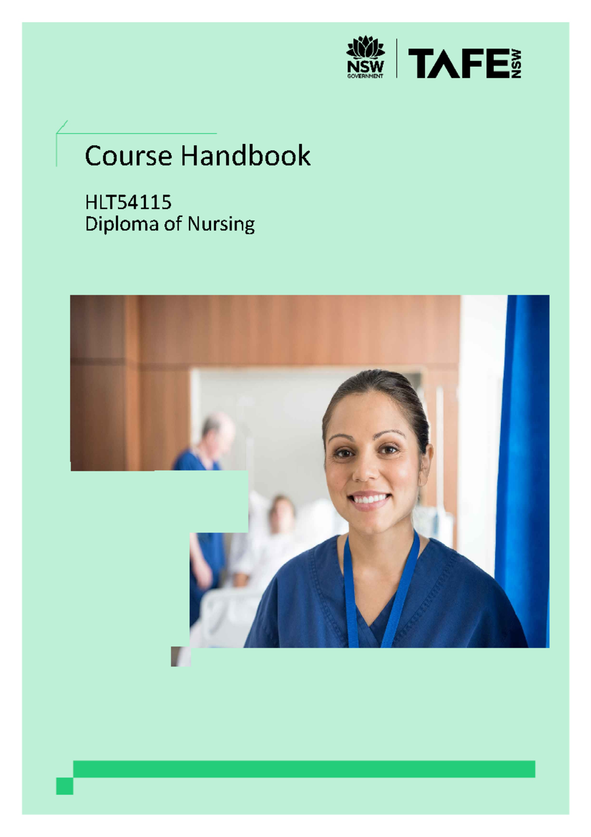 HLT54115 Comb Handbook - Course Handbook HLT Diploma of Nursing TAFE ...
