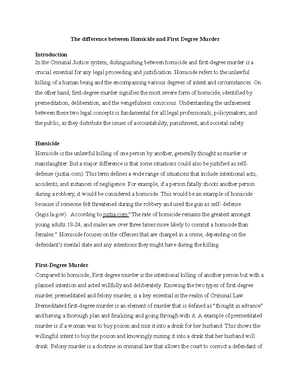 CRJ 4 Lecture Notes - CRJ 4-01; Lecture Notes Chapter 1: Criminal ...