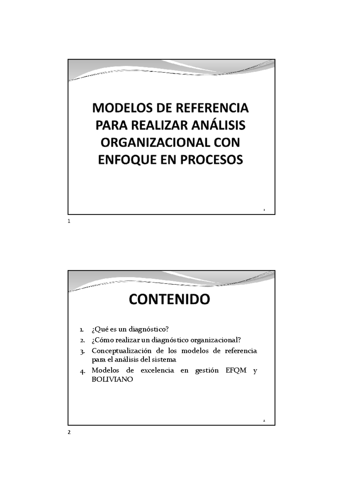 03 Modelos de referencia para realizar análisis organizacional con ...