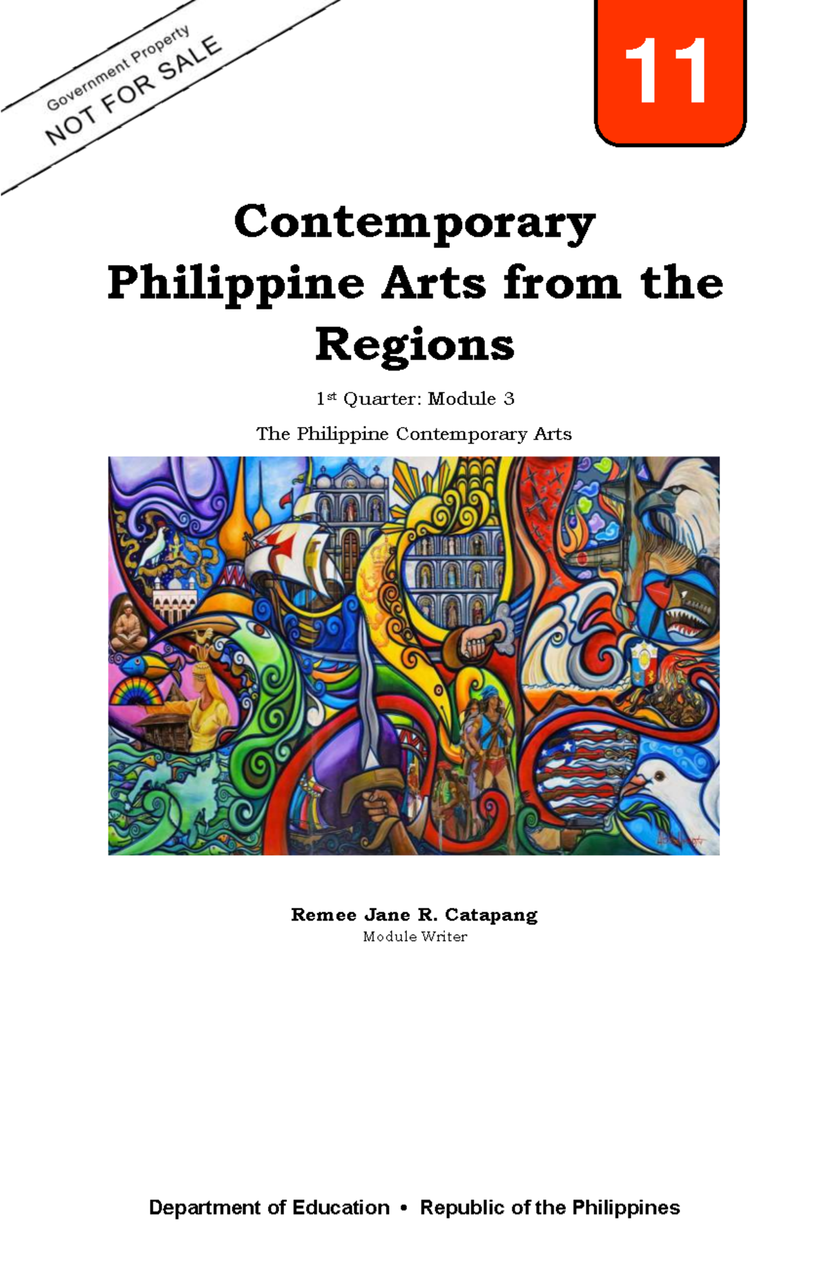 Contemporary Arts Module 3 - Department of Education • Republic of the ...