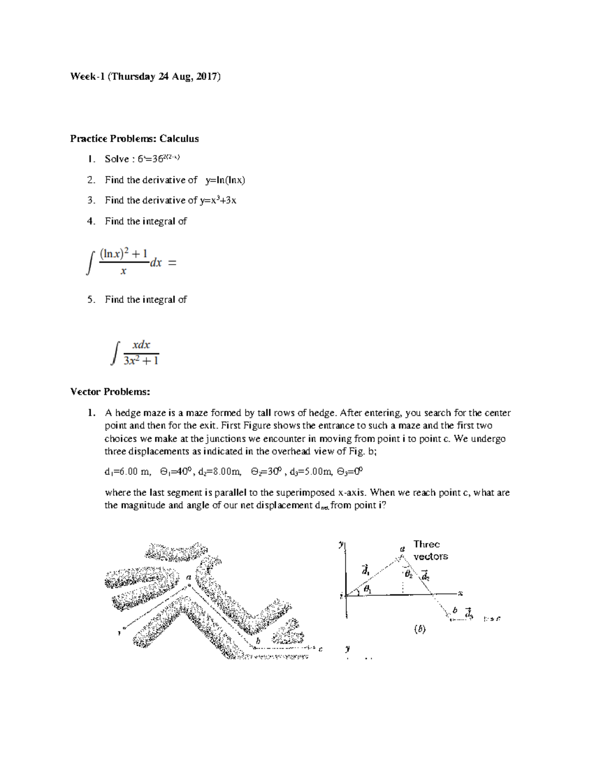 Discussion-1 - Discussion - Week-1 (Thursday 24 Aug, 2017) Practice ...