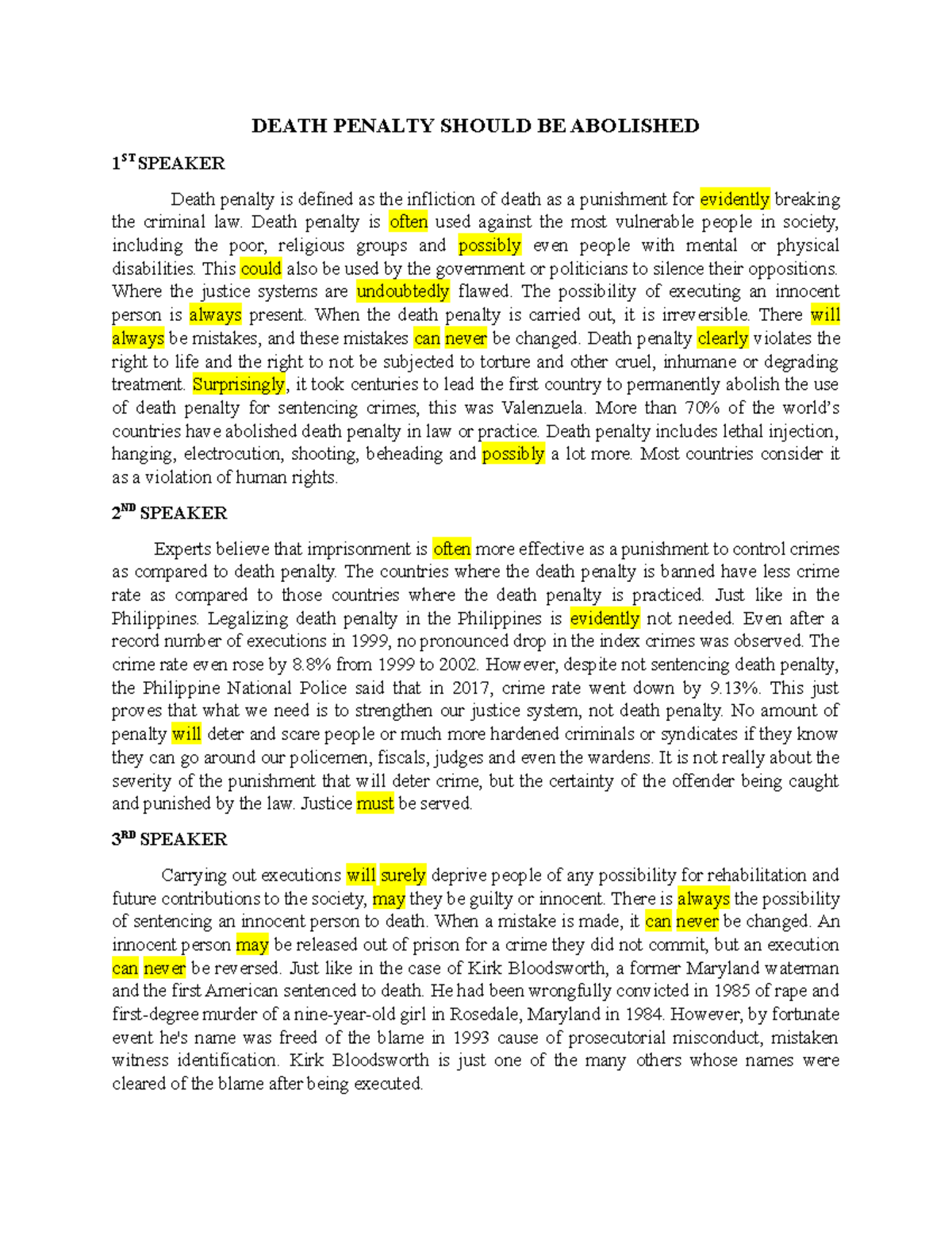 Death- Penalty- Should-BE- Abolished - DEATH PENALTY SHOULD BE ...