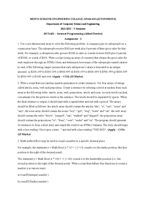 Ex-10 - good luck - Exercise 10 BHARATH D 20BAD NODE CREATION: CREATE ...