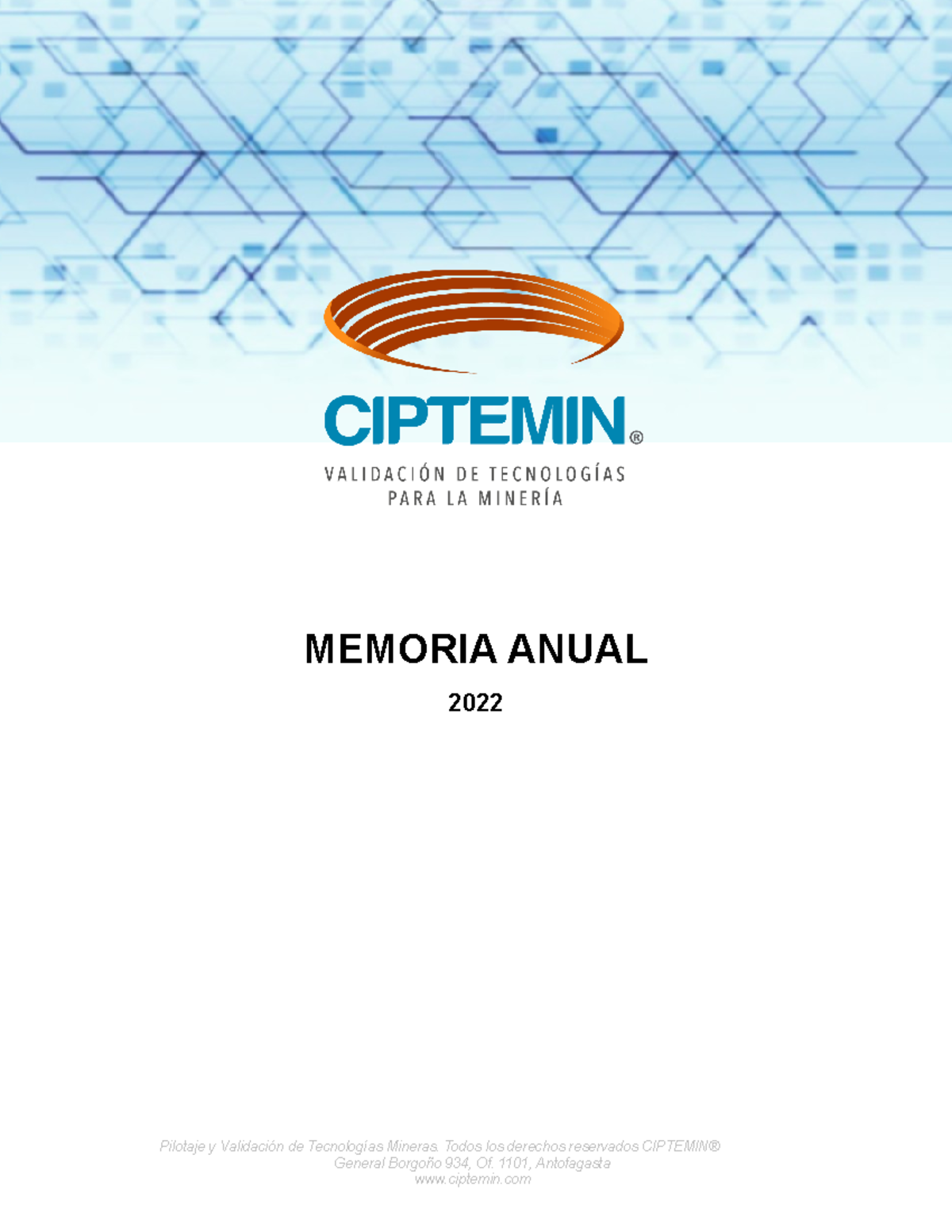 Memoria - Administracion y control de proyetos - UCN - Studocu