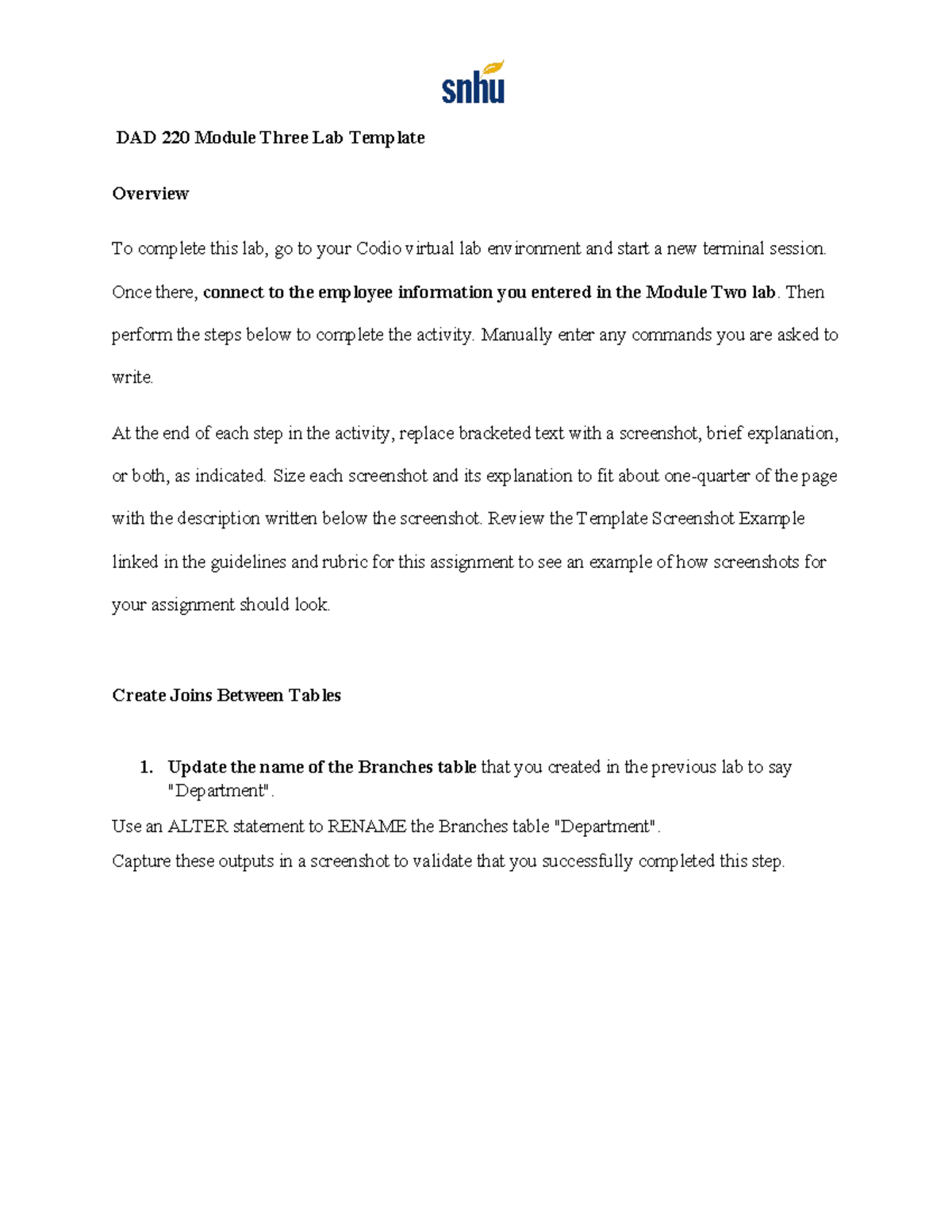 DAD 220 Module Three Lab Template (Repaired) - DAD 220 Module Three Lab ...