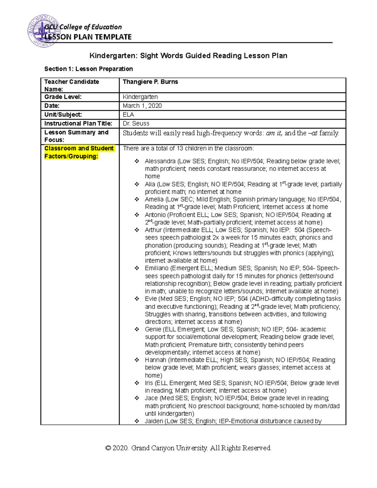 T5 Differentiating Instructiong-Kindergarten - LESSON PLAN TEMPLATE ...
