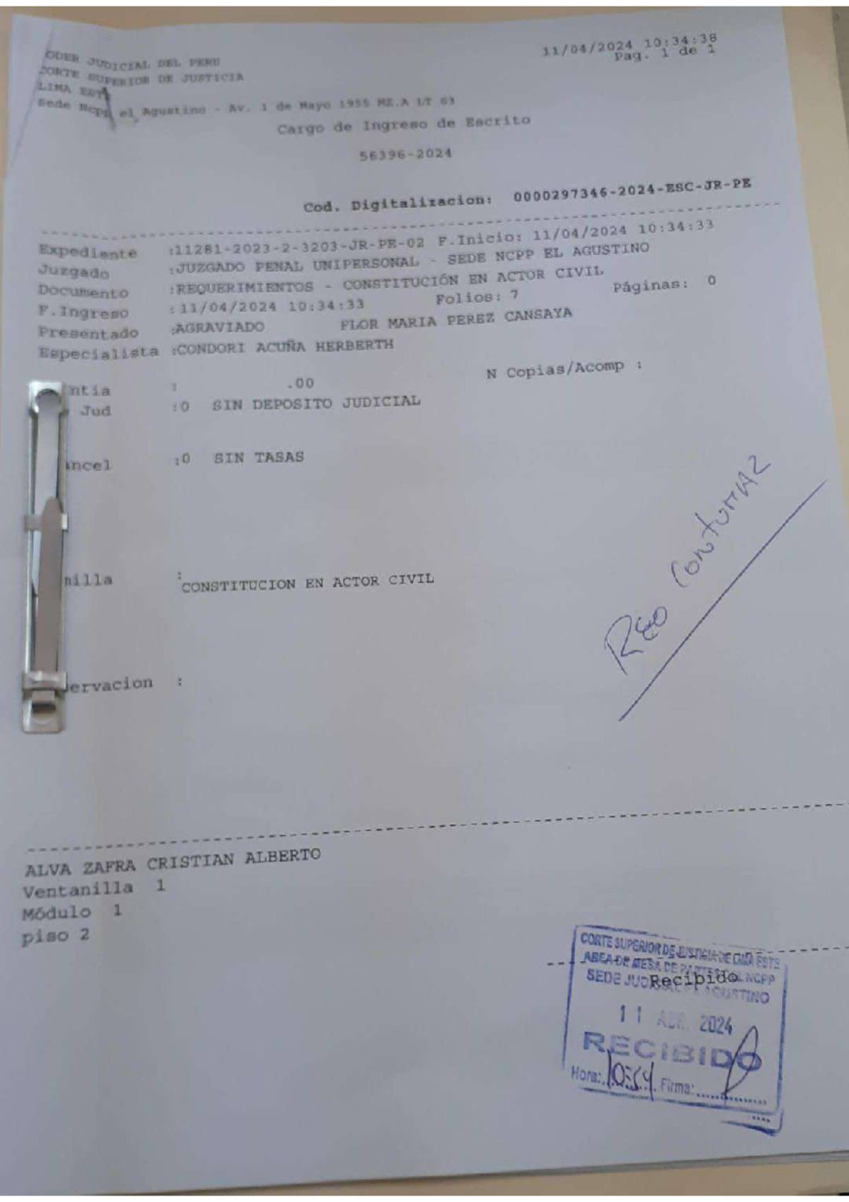 Actuados - DFFFFFFFFFFFFFF - Derecho penal - Studocu