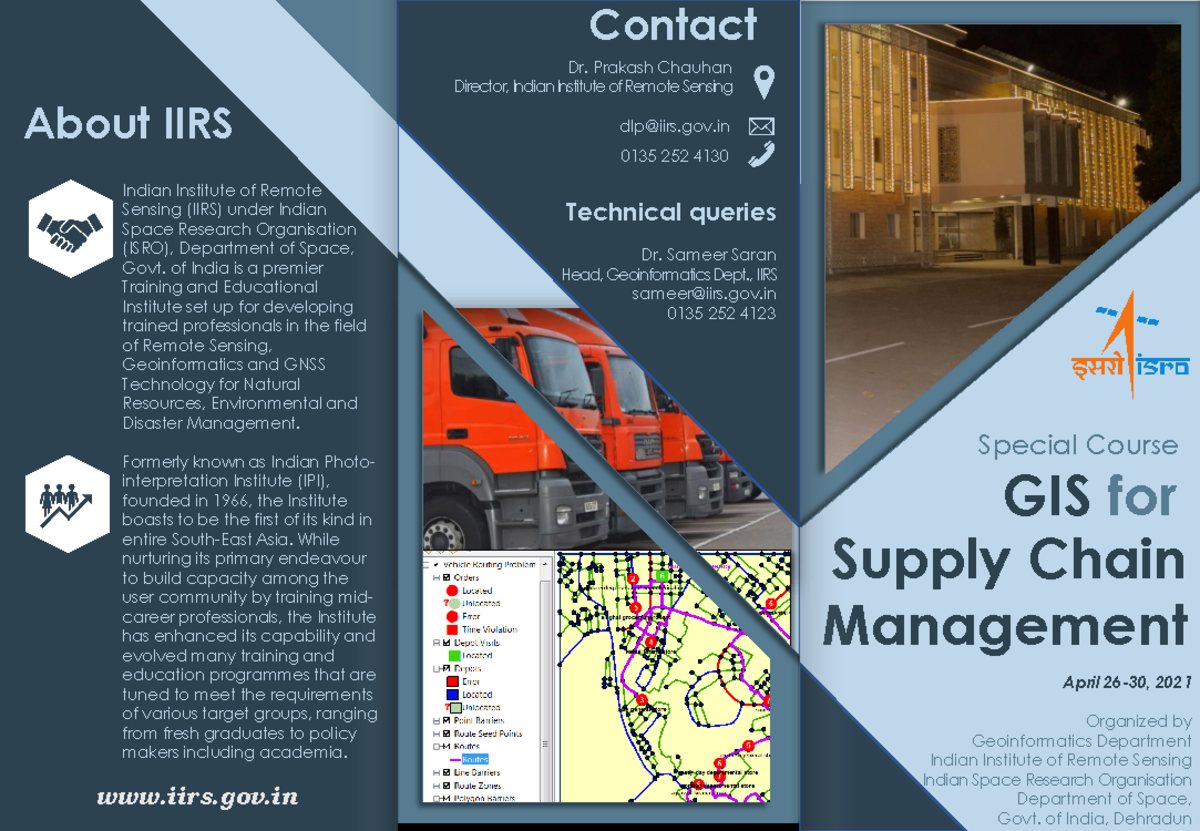 Brochure GIS for SCM 2021 - About IIRS Indian Institute of Remote ...