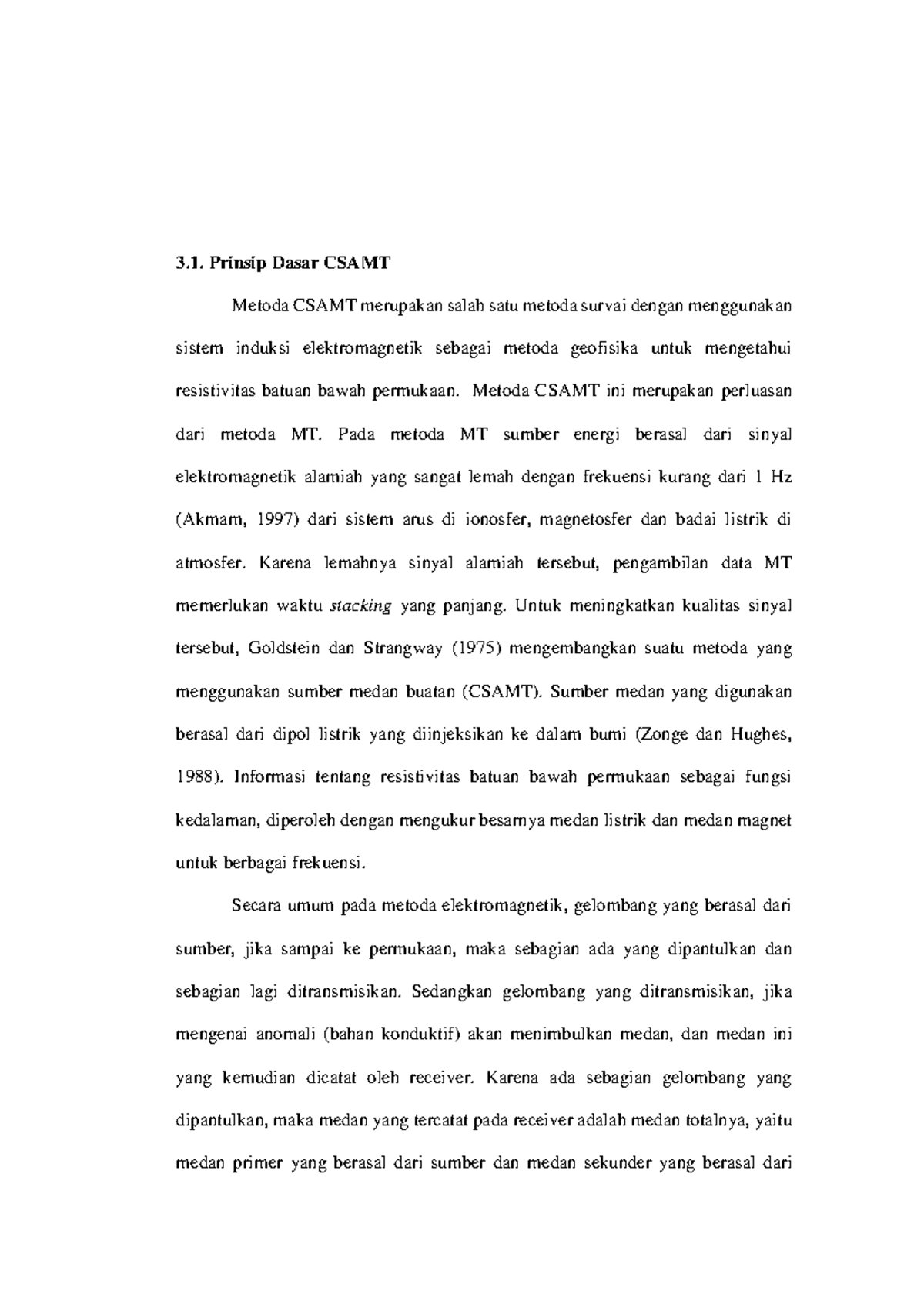 9,10,11 Teori Dasar Csamt share - 3. Prinsip Dasar CSAMT Metoda CSAMT ...