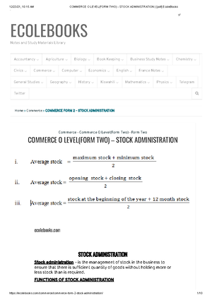 125864849 20908652 Commerce 7100 Revision Notes for O Level ...