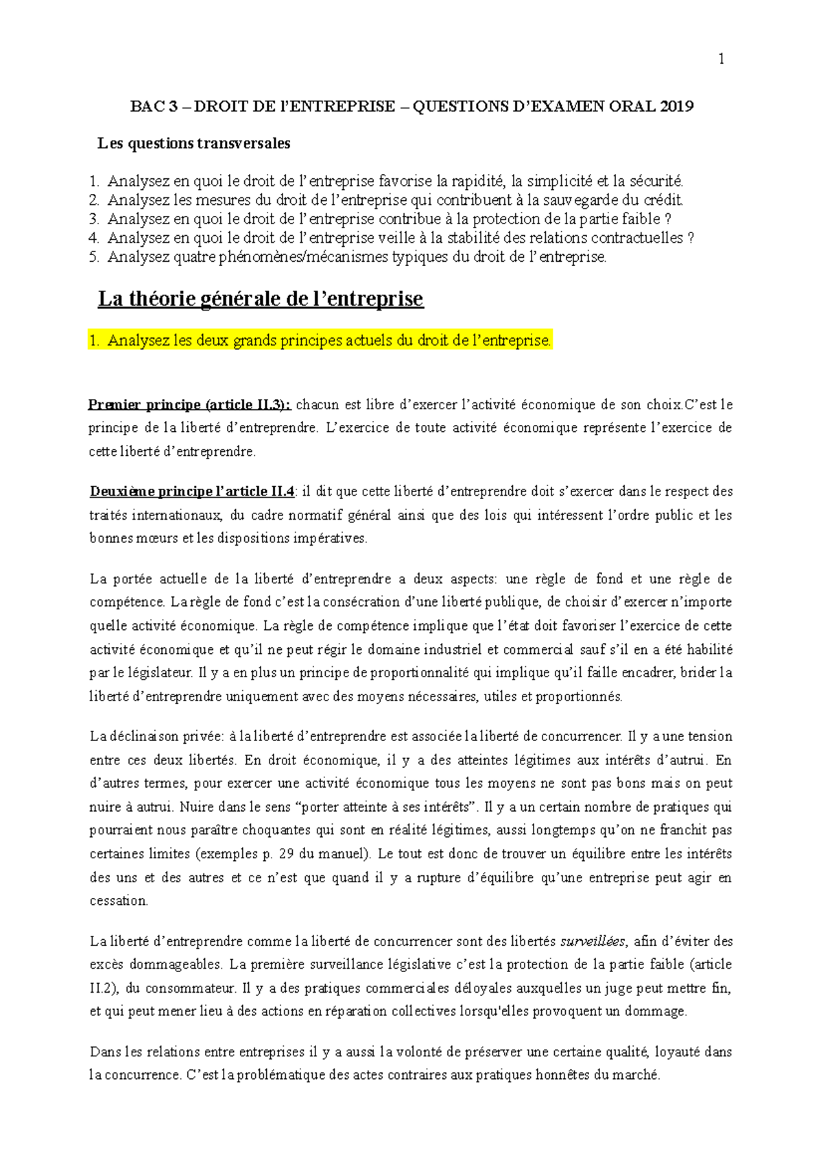 Examen Mars 2019, questions - Warning: TT: more functions defined than expected Warning: TT ...