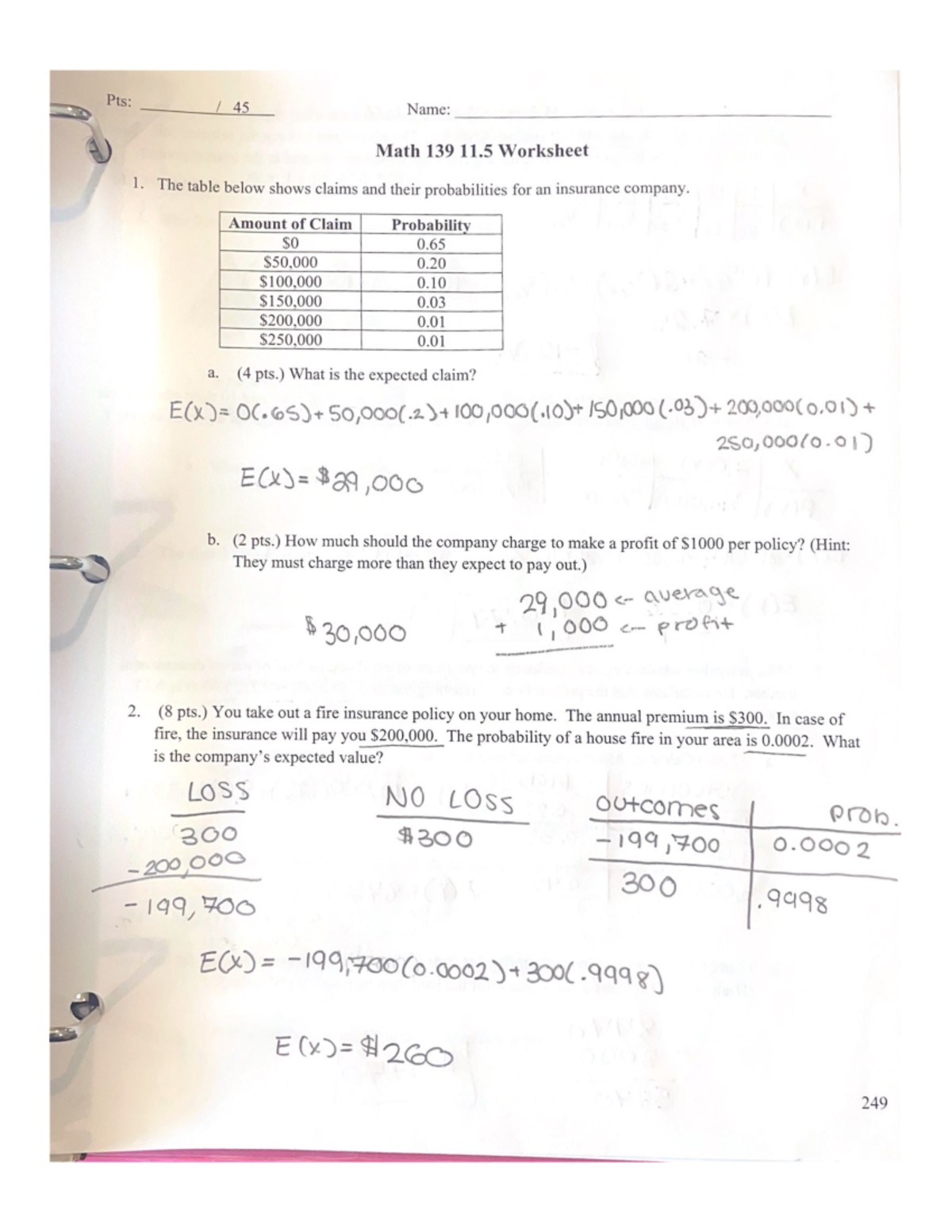 Math 139 exam 4 notes (dragged) - MATH 139 - Studocu
