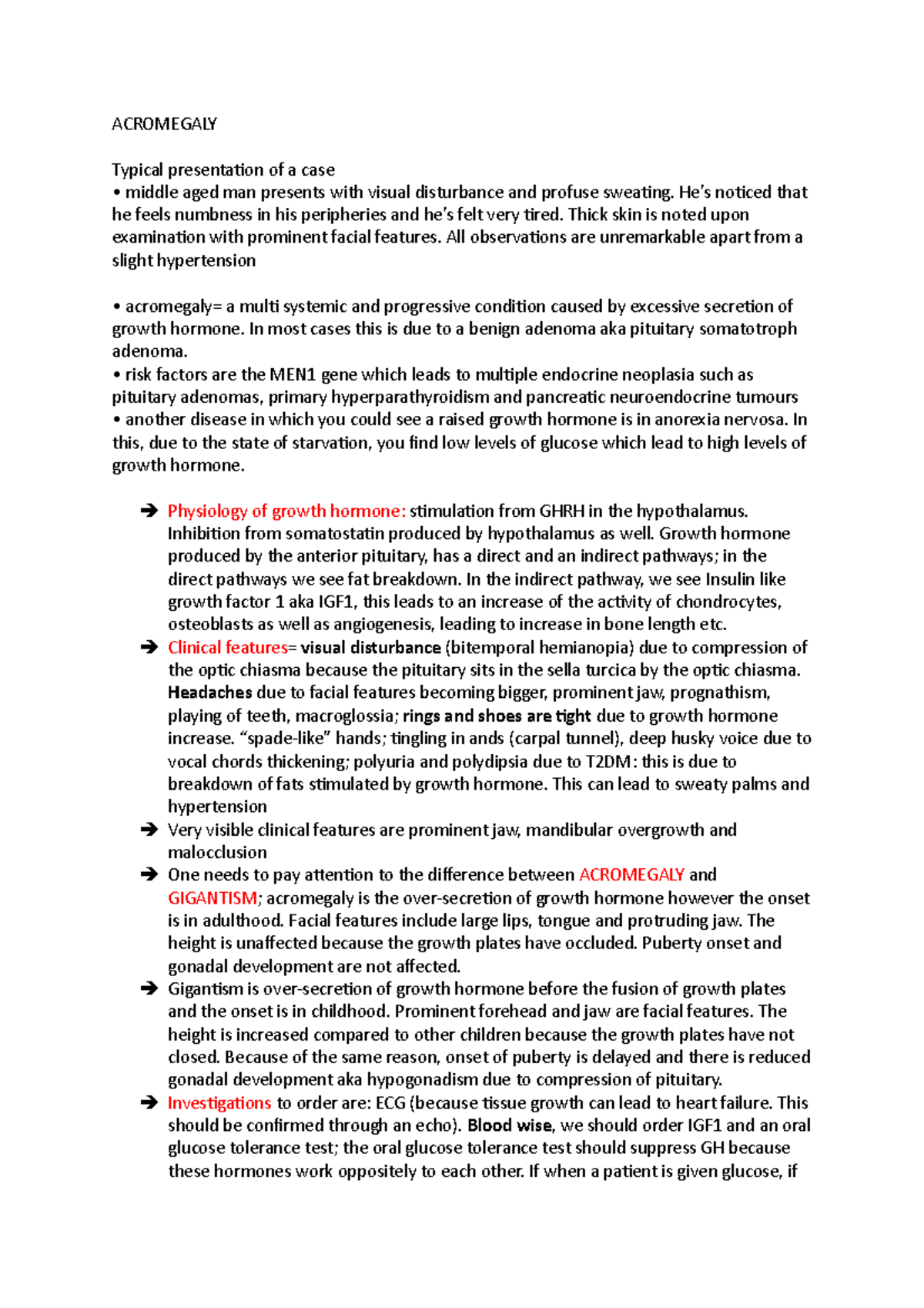 Acromegaly - ACROMEGALY Typical presentation of a case middle aged man ...