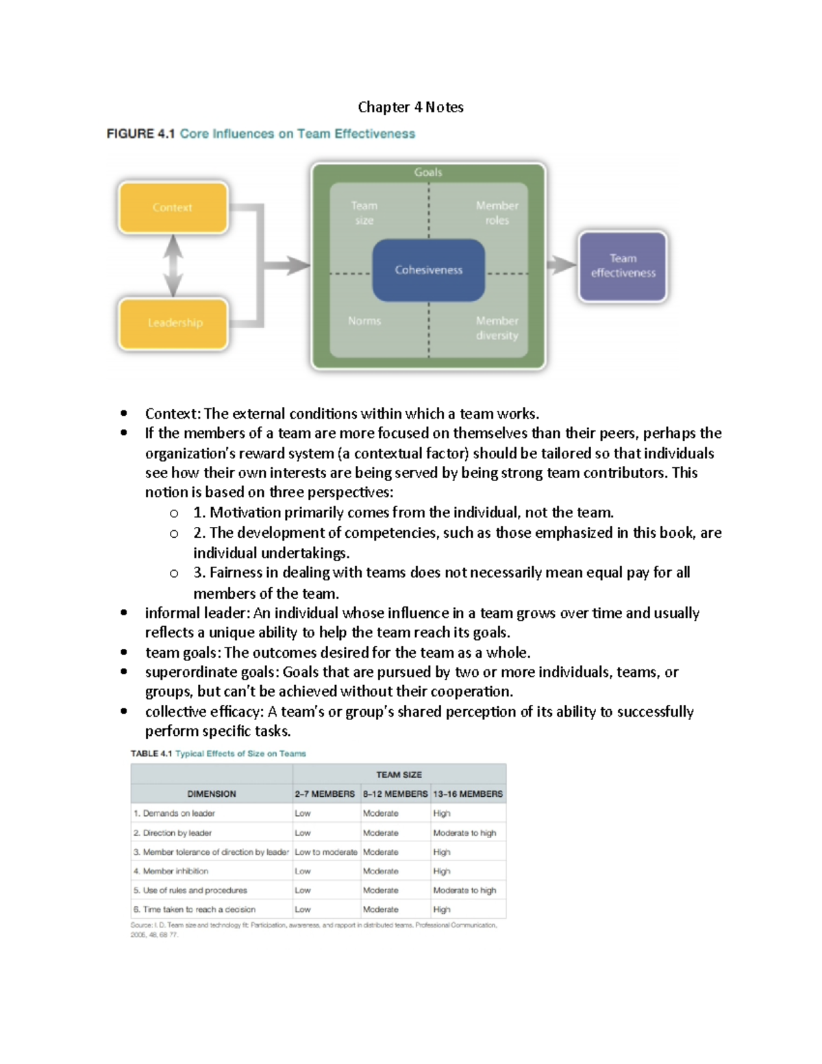 MGT 200 Ch 4 Notes - Chapter 4 Notes Context: The external conditions ...