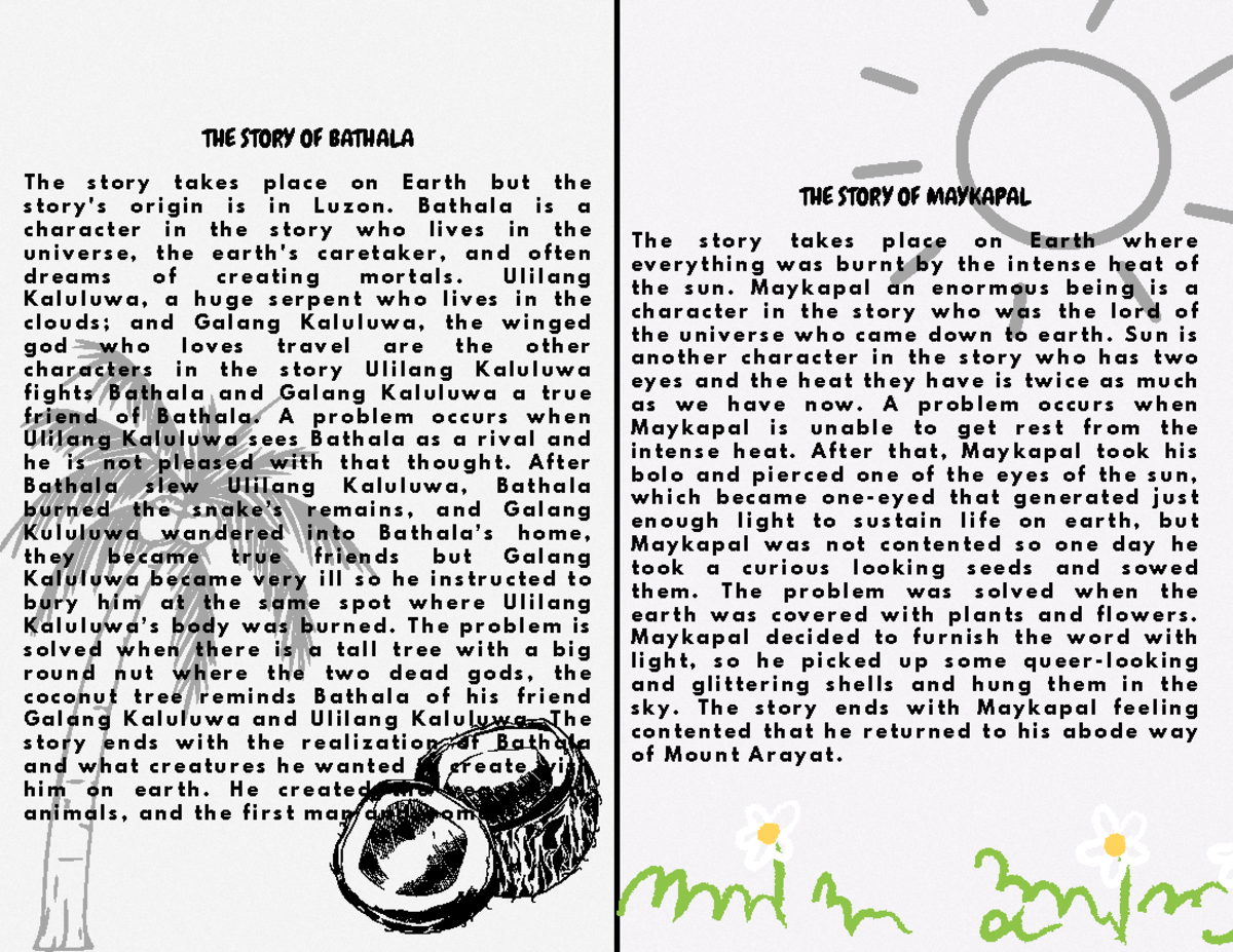THE Story OF Bathala - DDddddddd - THE STORY OF MAYKAPAL T h e s t o r ...