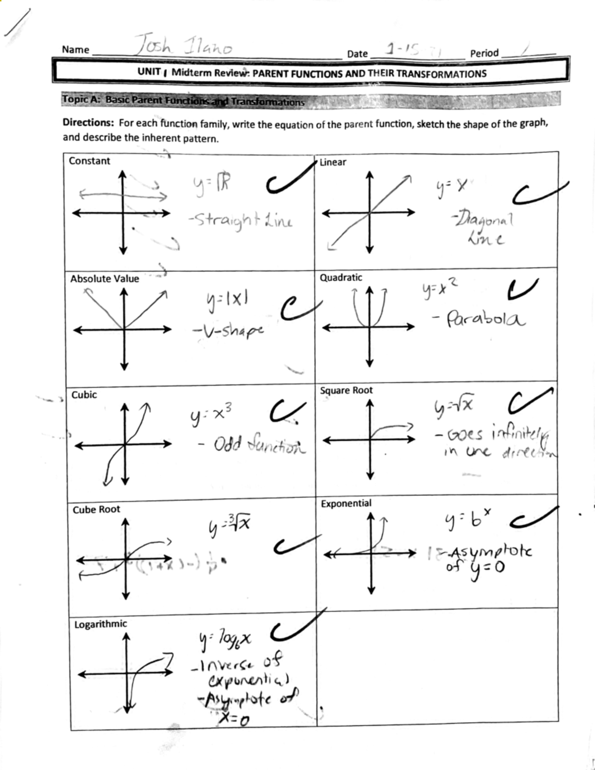 Pre-Calc Review - Studocu