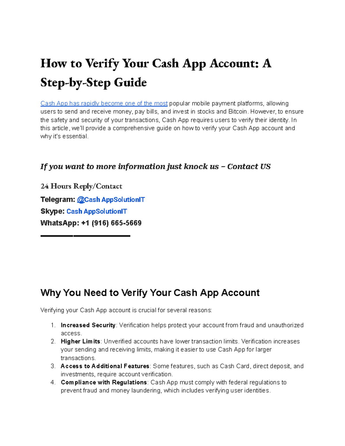 How to Verify Your Cash App Account A Step-by-Step Guide - However, to ...