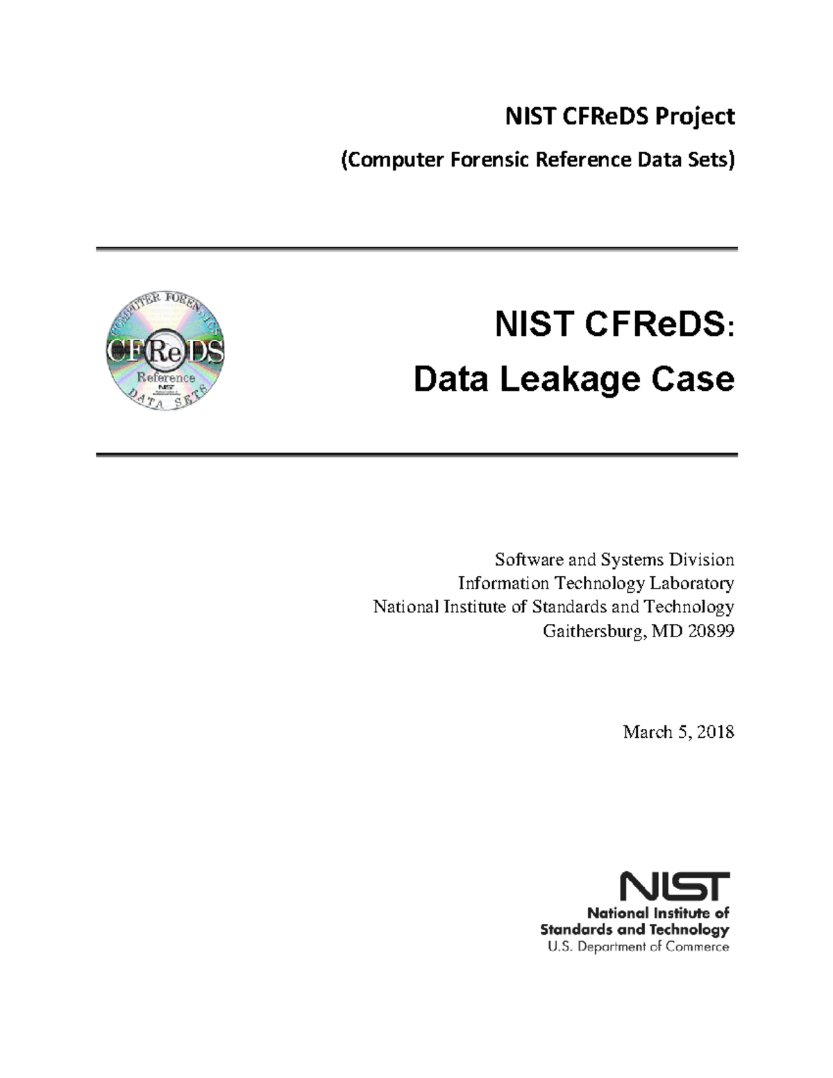 Leakage-answers - NIST CFReDS Project (Computer Forensic Reference Data ...